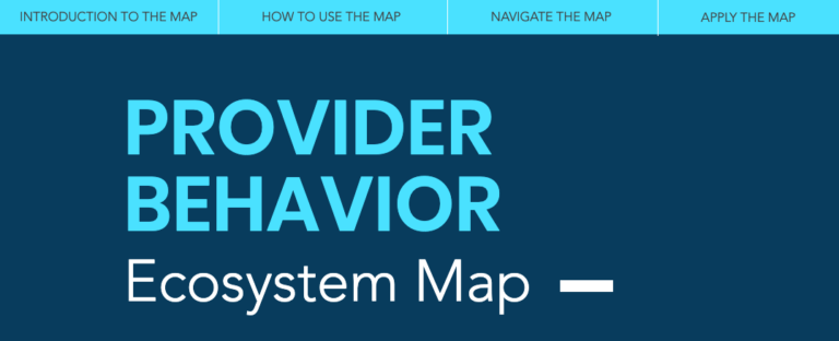 Provider Behavior Ecosystem Map | Breakthrough ACTION and RESEARCH